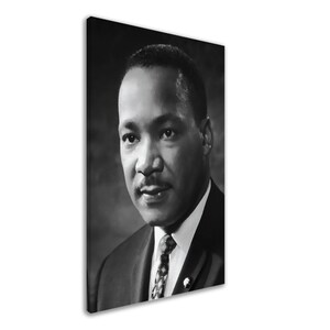Martin Luther King Canvas, Powerful Equality Orator, Vintage Photo ...