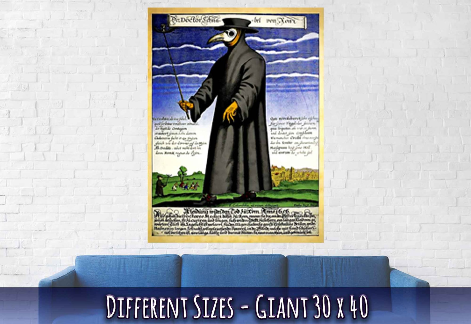 Plague Doctor Poster Plague Doctor Print Dr Beak Circa - Etsy