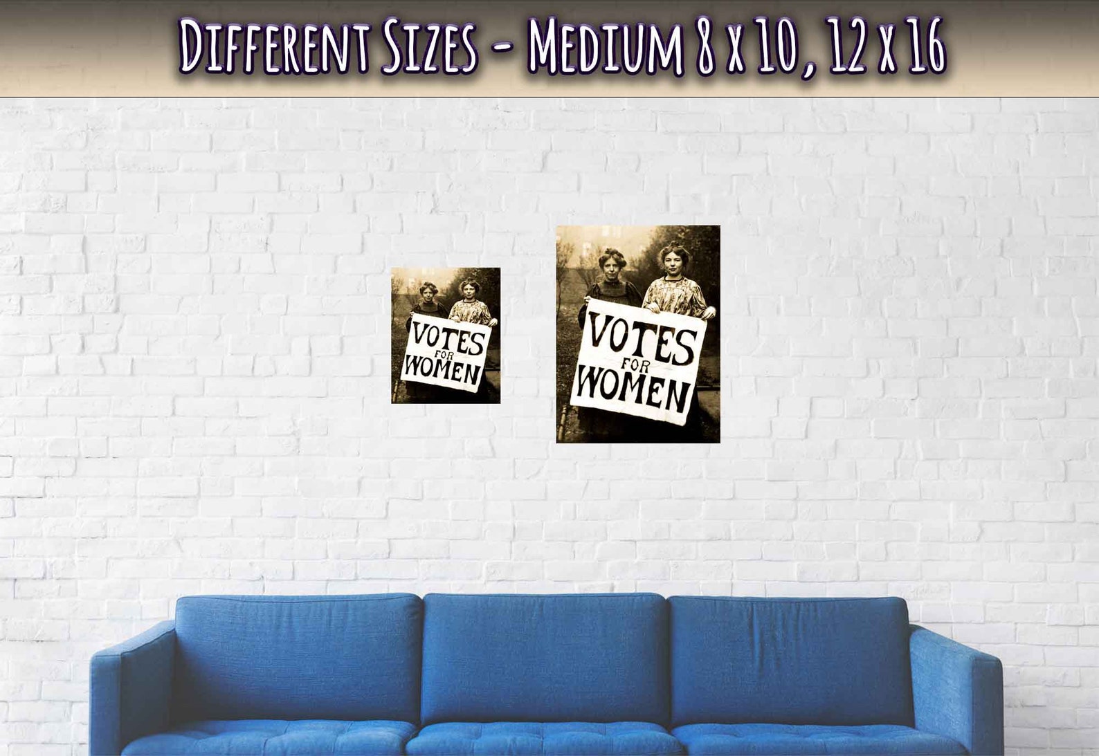 Suffragettes Poster Votes for Women Print Vintage Photo - Etsy