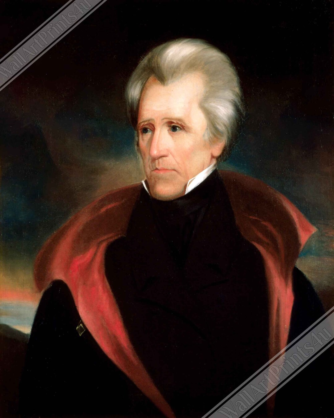 Andrew Jackson Poster, 7th President of Usa, Vintage Portrait - Andrew ...