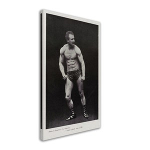 Eugen Sandow Canvas Victorian Bodybuilder Vintage Photo - Etsy