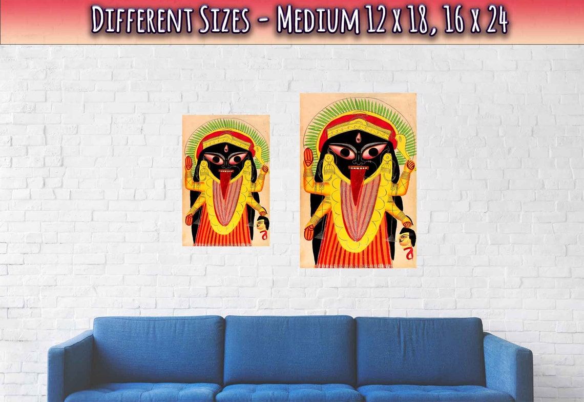 Kali Poster Destroy Enemies Ward off Your Demons Kali - Etsy
