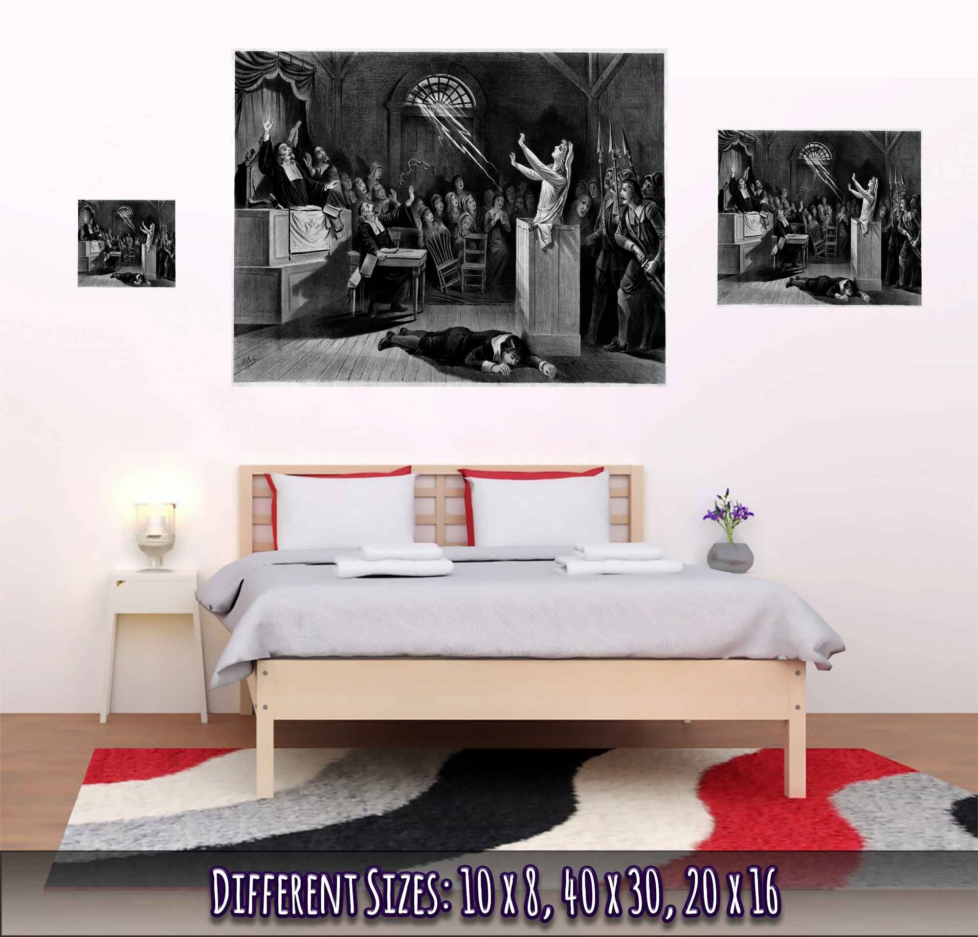 Salem Witch Trials Poster Salem Witch Trials Print - Etsy