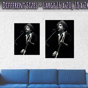 Bob Dylon Poster Print 1991 Vintage Photo Portrait - Bob Dylon Print UK ...