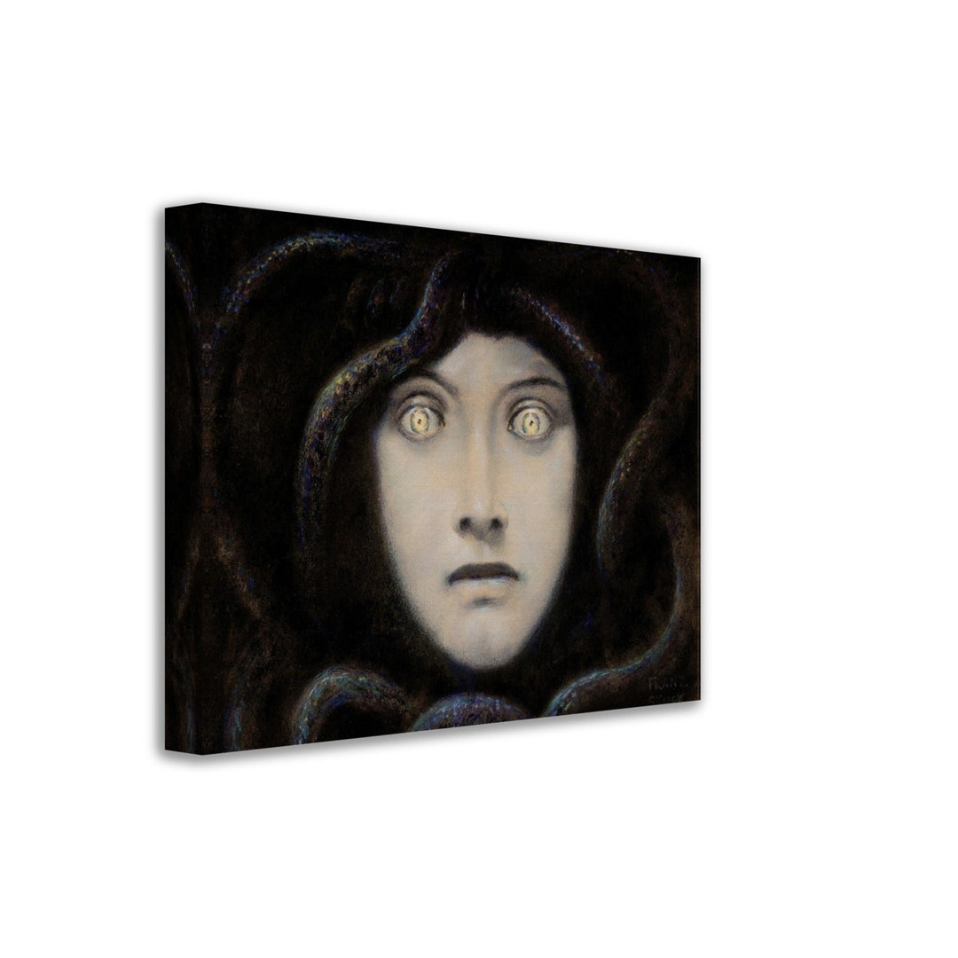 Medusa Canvas Print: Franz Von Stuck, Greek Mythology Art - Etsy