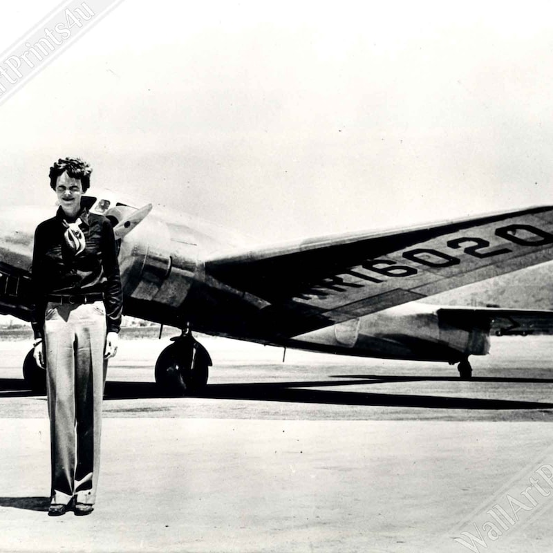 Amelia Earhart Art - Etsy