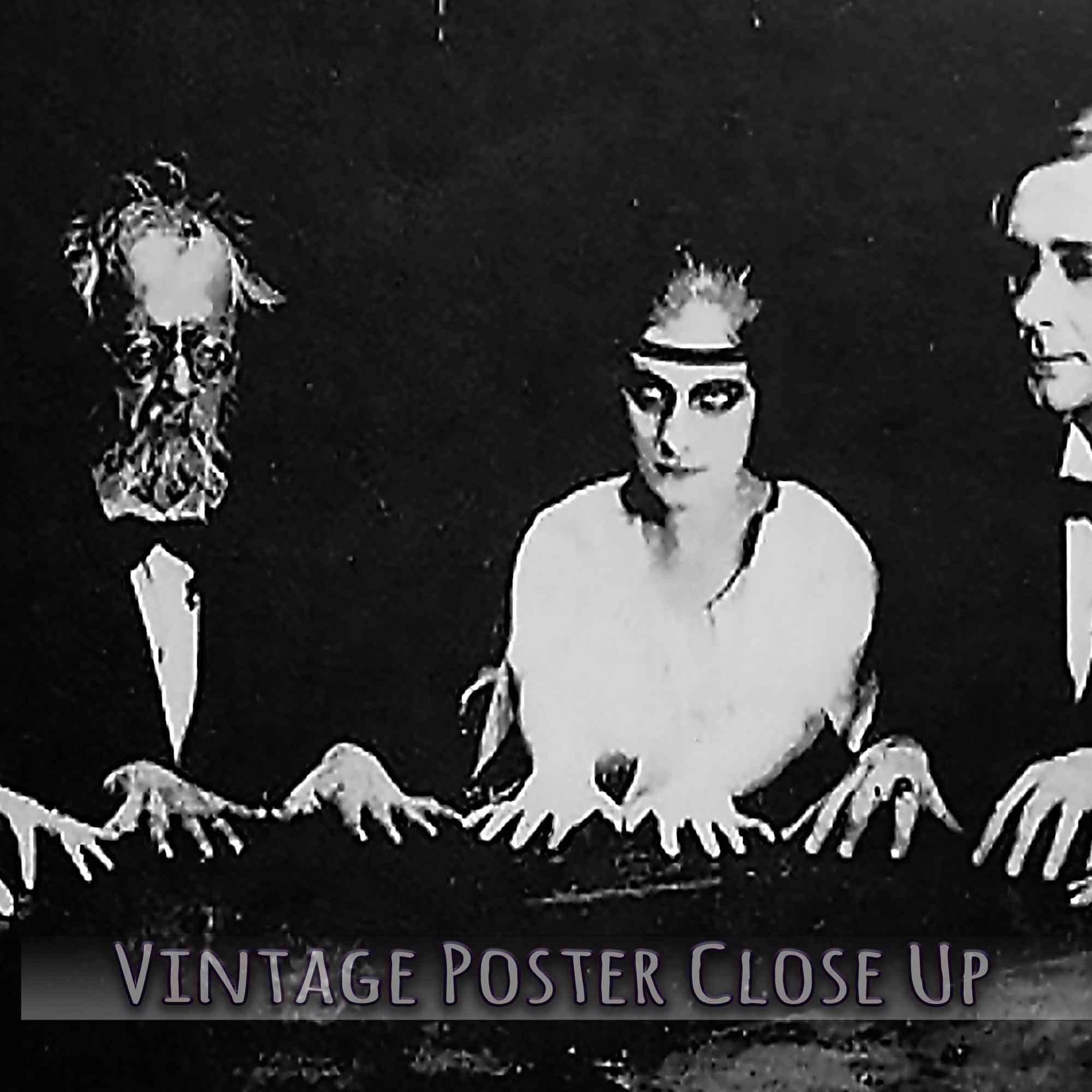 Victorian Ghost Seance Photo Poster: Vintage Occult Print - Etsy