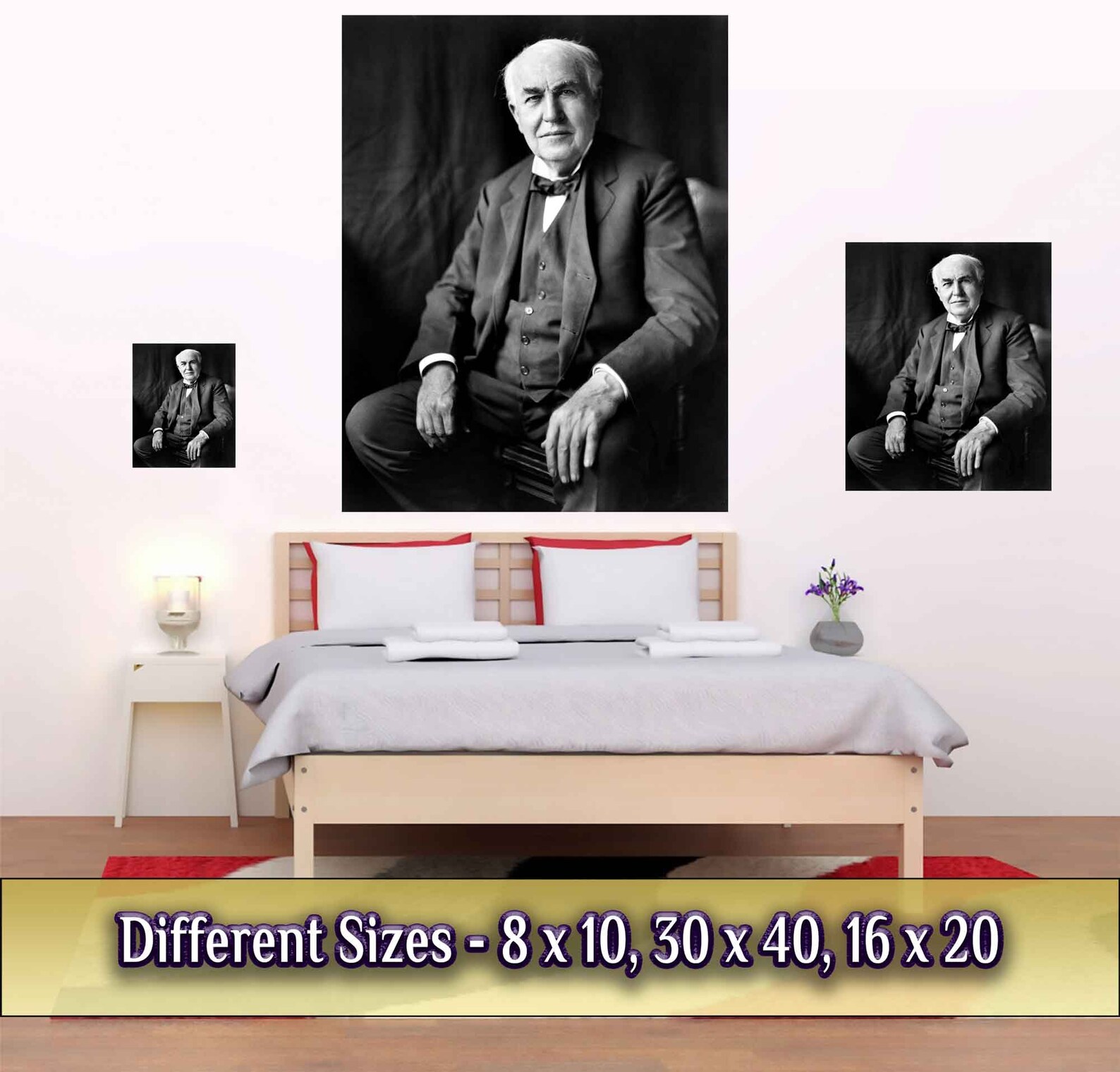 Thomas Edison Poster Vintage Photo Thomas Edison Print - Etsy