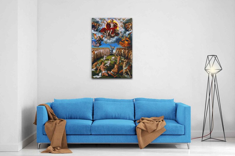 Last Judgement Canvas Print Joos Van Cleve Last Judgement - Etsy