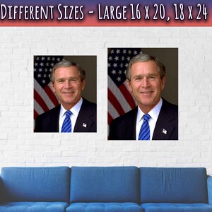 George W Bush Poster, 43rd President of These United States, Vintage ...