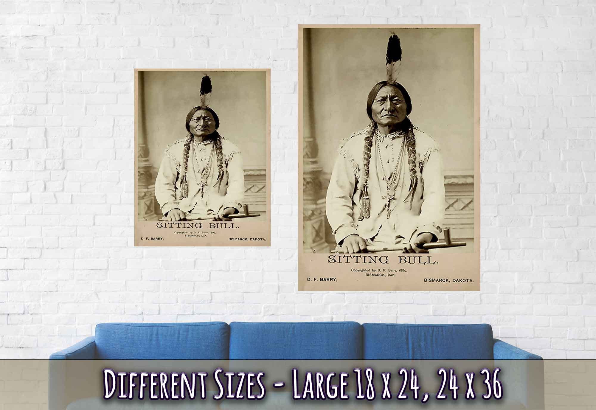 Sitting Bull Poster Sioux War Chief Holy Man Vintage Photo - Etsy