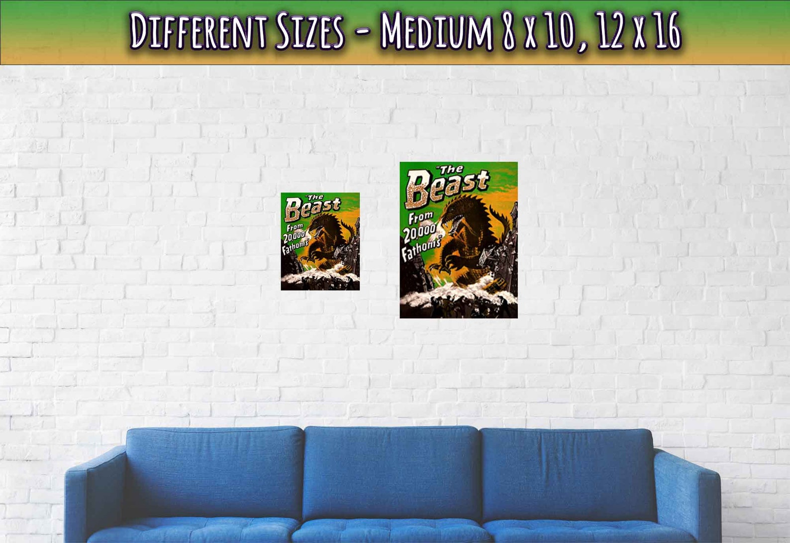 The Beast Poster Vintage Horror Movie Poster 1953 the Beast - Etsy