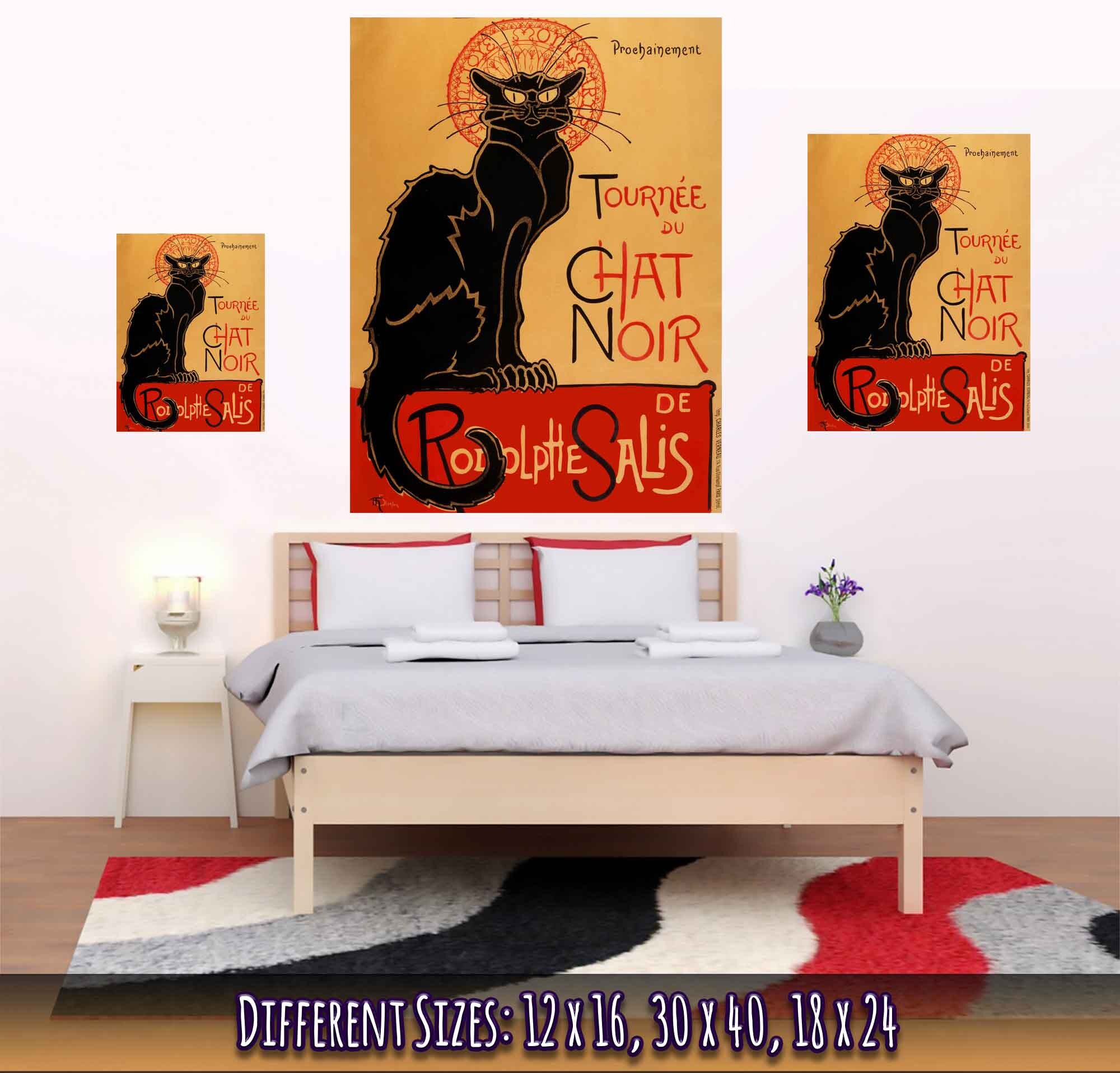 Le Chat Noir Print Tournee Du Chat Noir Le Chat Noir Cat - Etsy