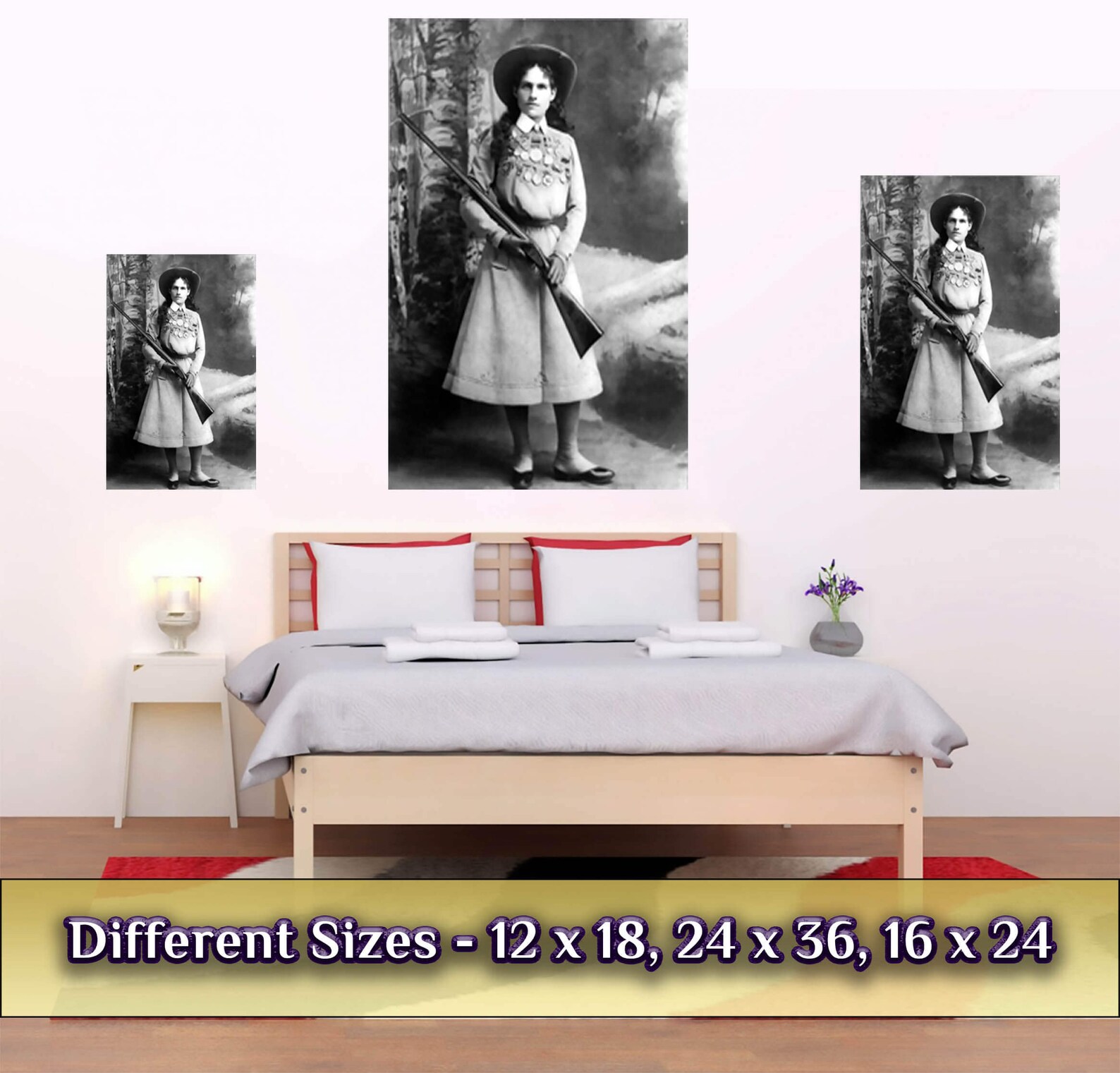 Annie Oakley Poster Sharp Shooter Vintage Photo Iconic | Etsy