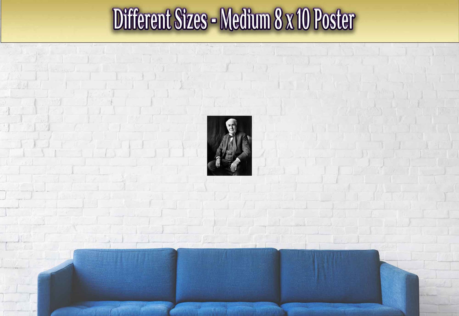 Thomas Edison Poster Vintage Photo Thomas Edison Print - Etsy