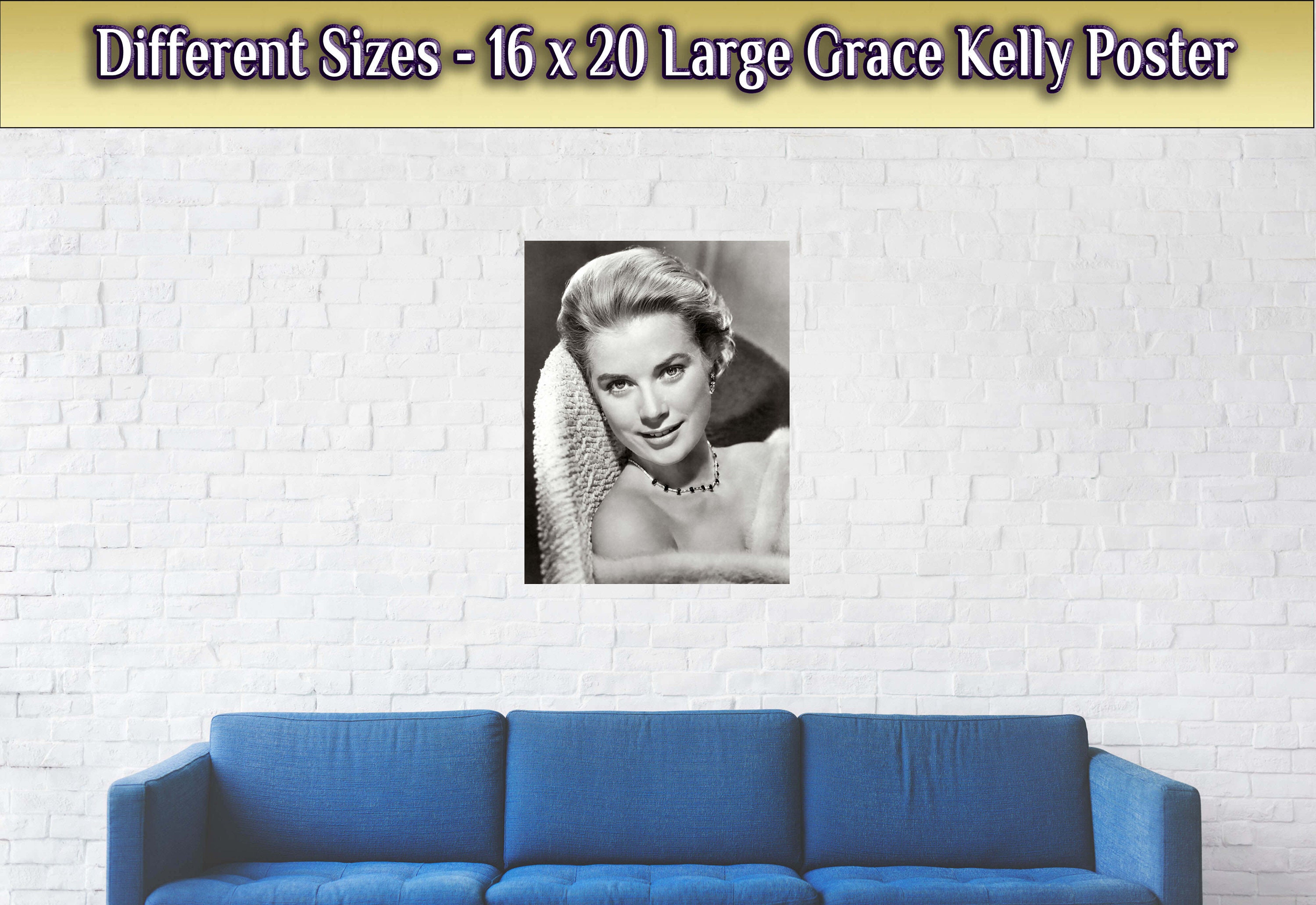 Grace Kelly Poster Fashion Icon Rare Photo Iconic Grace | Etsy