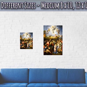 Transfiguration Poster, by Raphael Around 1520 - Transfiguration Print ...