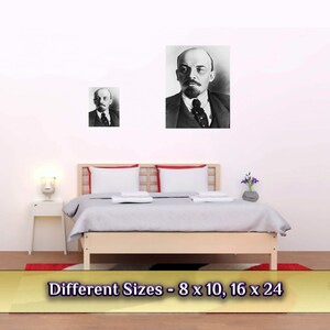 Vladimir Lenin Poster, Ordered Murder of Tsar, Vintage Photo Vladimir ...
