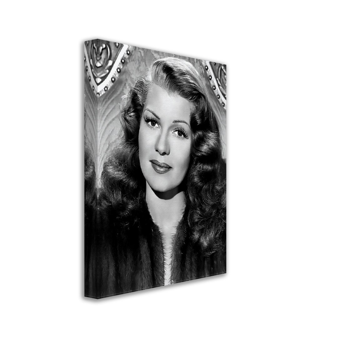 Rita Hayworth Canvas, the Love Goddess, Vintage Photo - Iconic Rita ...
