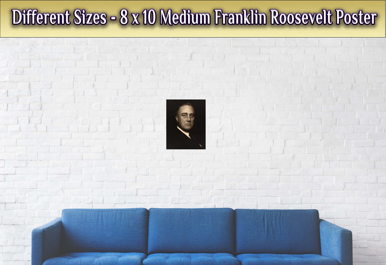 Fdr Poster Greatest American President of the 20th Century - Etsy