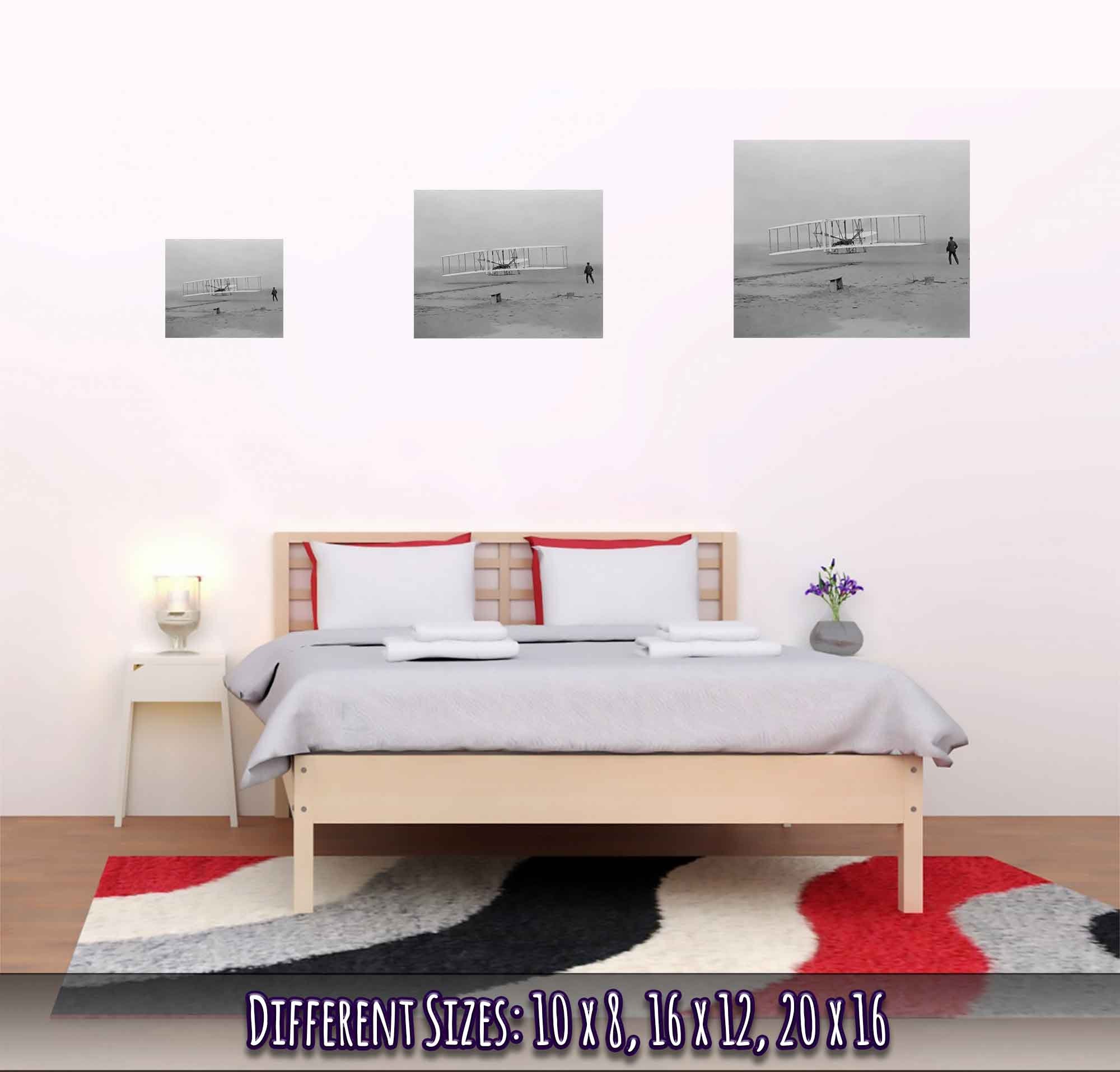 Wright Brothers First Flight Poster Kitty Hawk North | Etsy