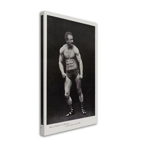 Eugen Sandow Canvas, Victorian Bodybuilder, Vintage Photo Eugen Sandow ...