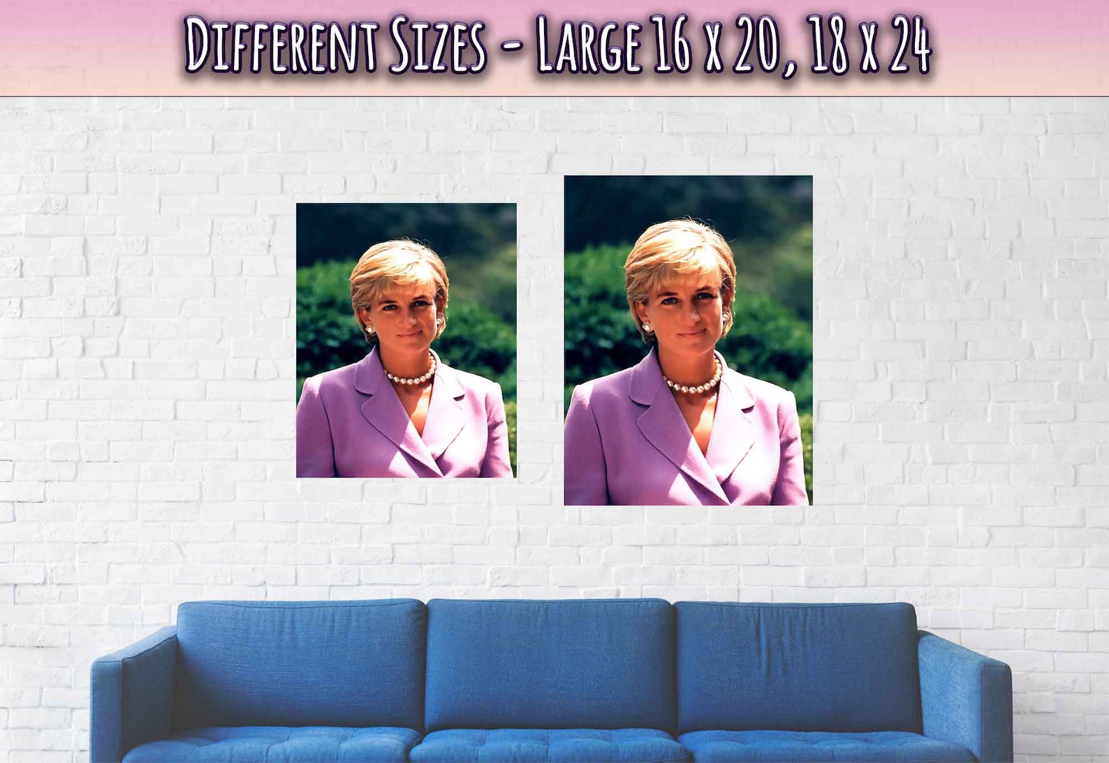 Princess Diana Poster Diana in Washington Dc Vintage Photo - Etsy