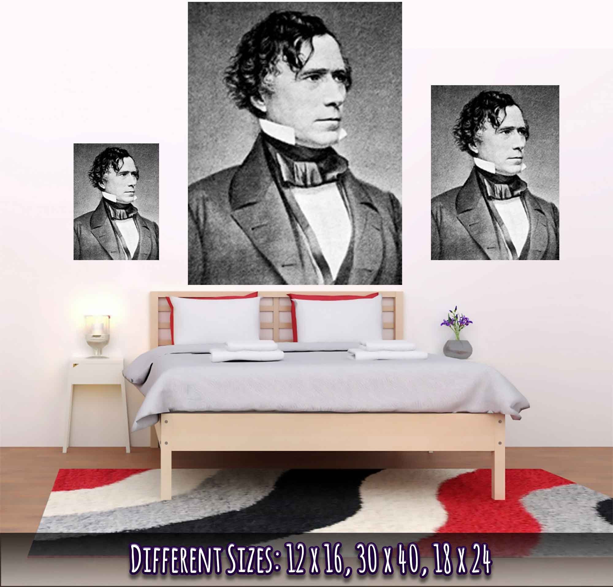 Franklin Pierce Poster 14th President of Usa Vintage Photo | Etsy