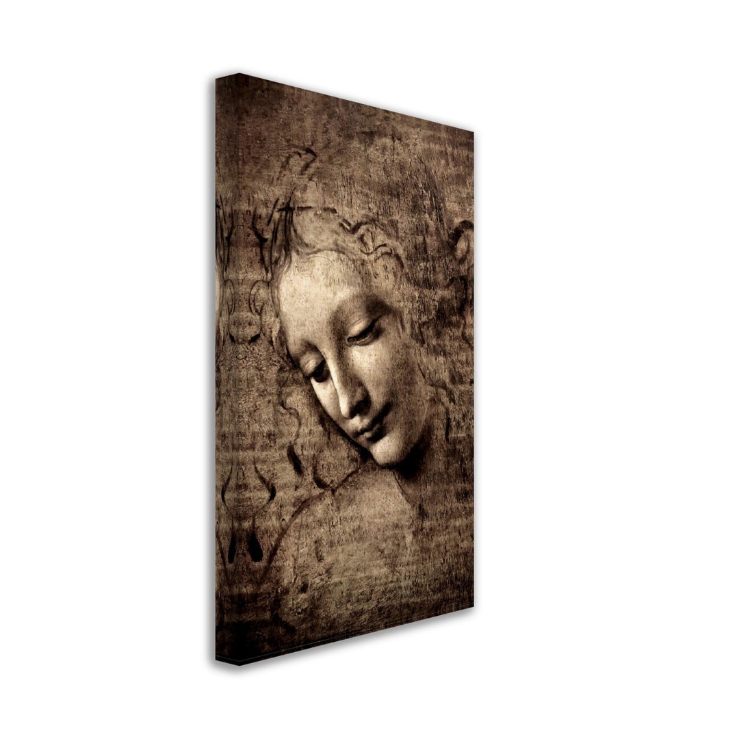 Leonardo Da Vinci Canvas Print, La Scapigliata Canvas UK, EU USA Domestic Shipping - Etsy