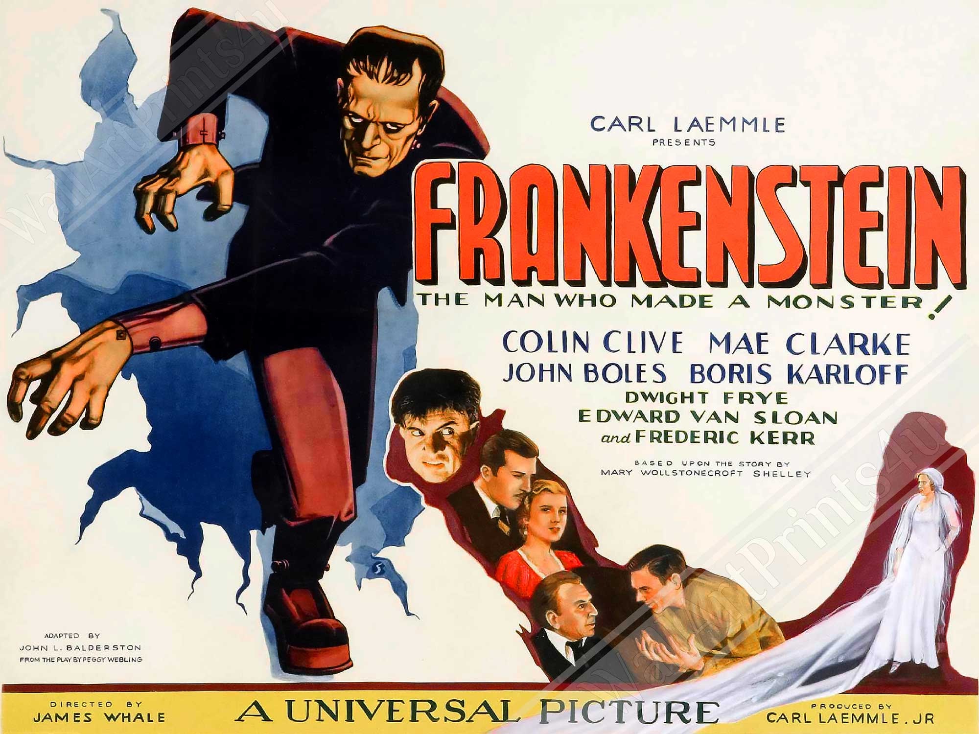 Frankenstein 1931 Poster