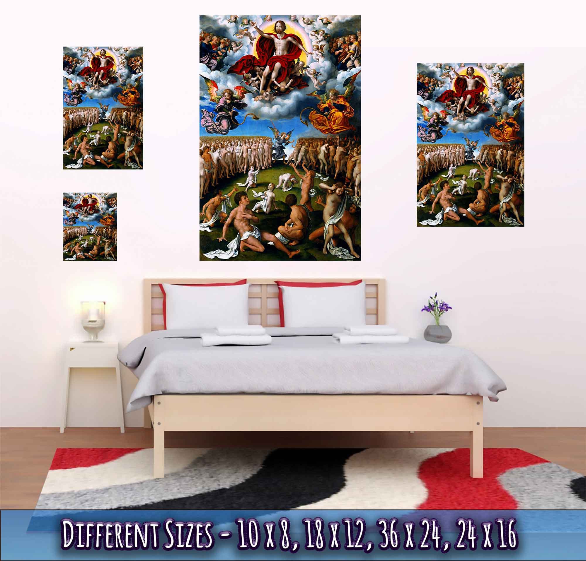 Last Judgement Poster Joos Van Cleve Last Judgement Print | Etsy