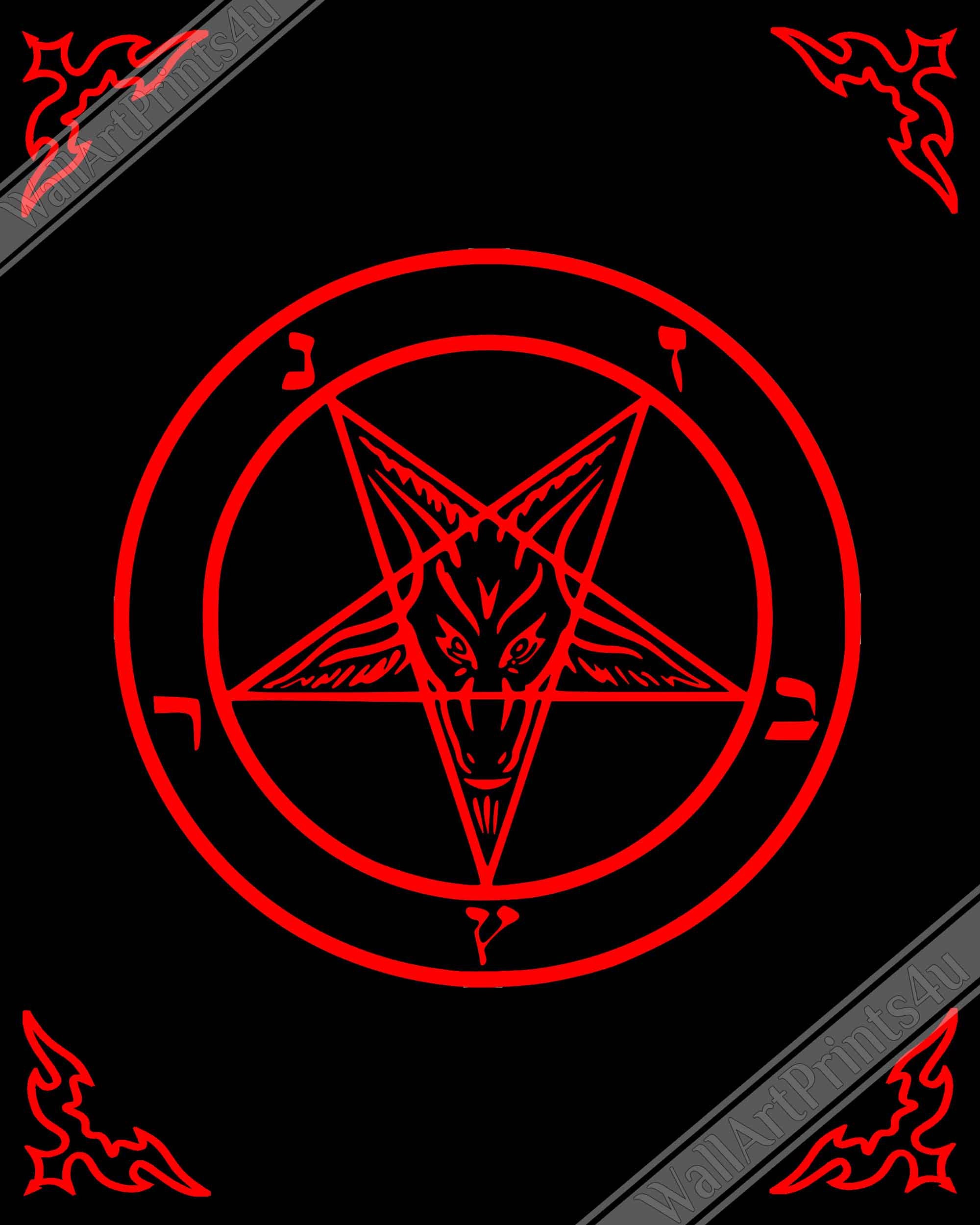 Sigil Of Baphomet Red
