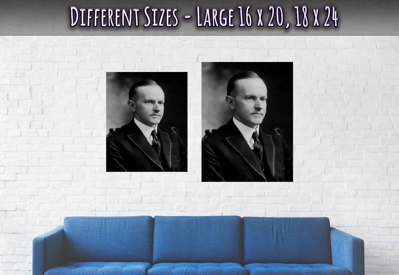 Calvin Coolidge Poster 30th President of These United States - Etsy