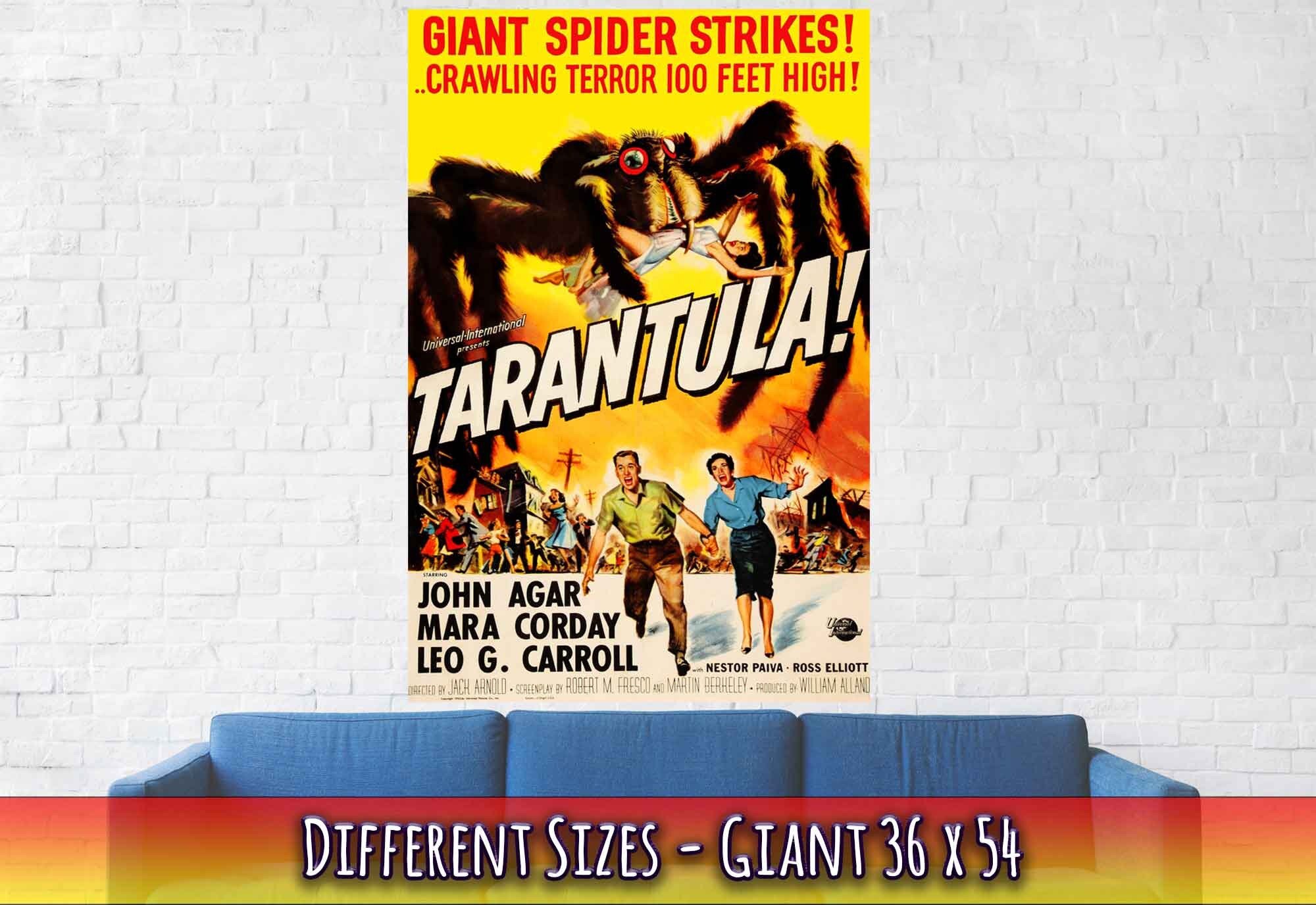 Vintage Tarantula Movie Poster - 1955 Film Art - Etsy