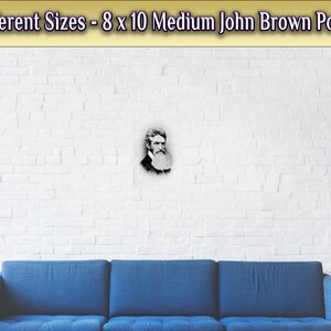 John Brown Poster, Abolitionist, Terrorist or Freedom Fighter? Vintage ...