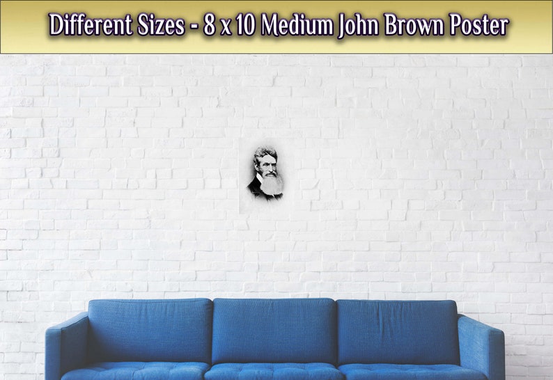 John Brown Poster Abolitionist Terrorist or Freedom Fighter - Etsy
