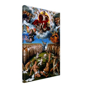 Last Judgement Canvas Print, Joos Van Cleve Last Judgement Canvas - Etsy