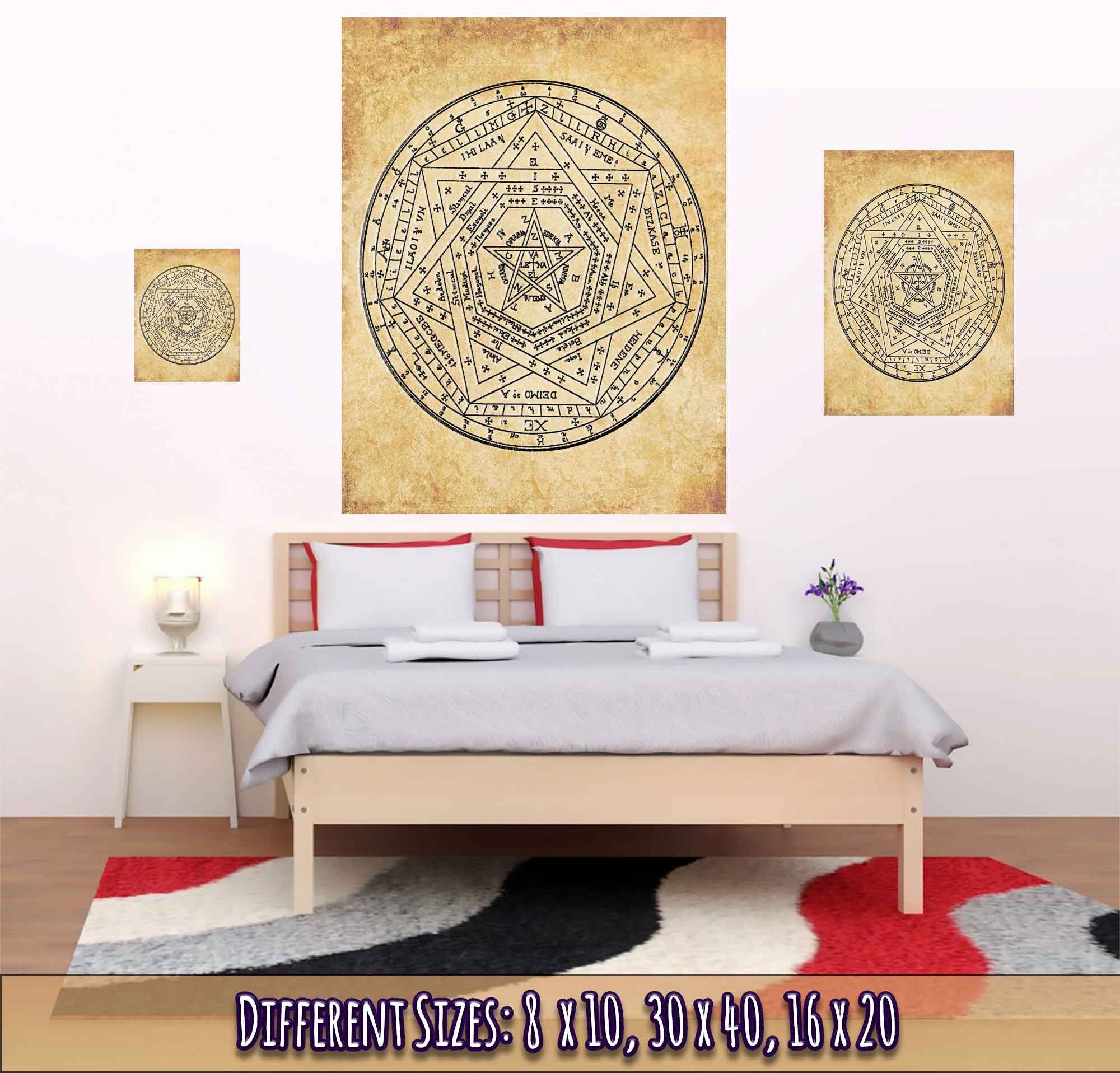 Occult Poster Sigillum Dei Poster Doctor John Dee Sigillum - Etsy