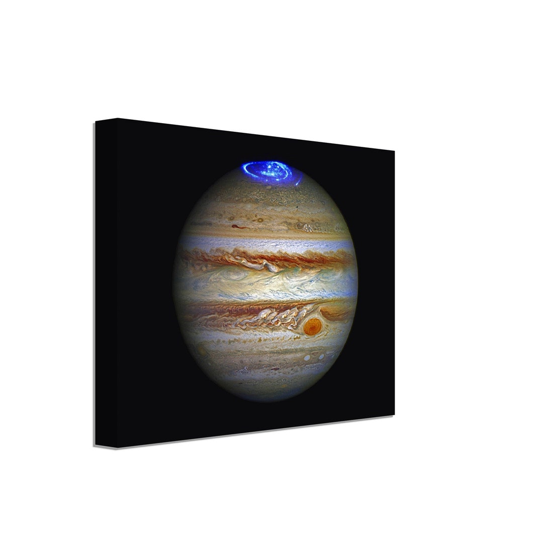 Jupiter Aurora Canvas Print: Hubble Space Telescope Image - Etsy