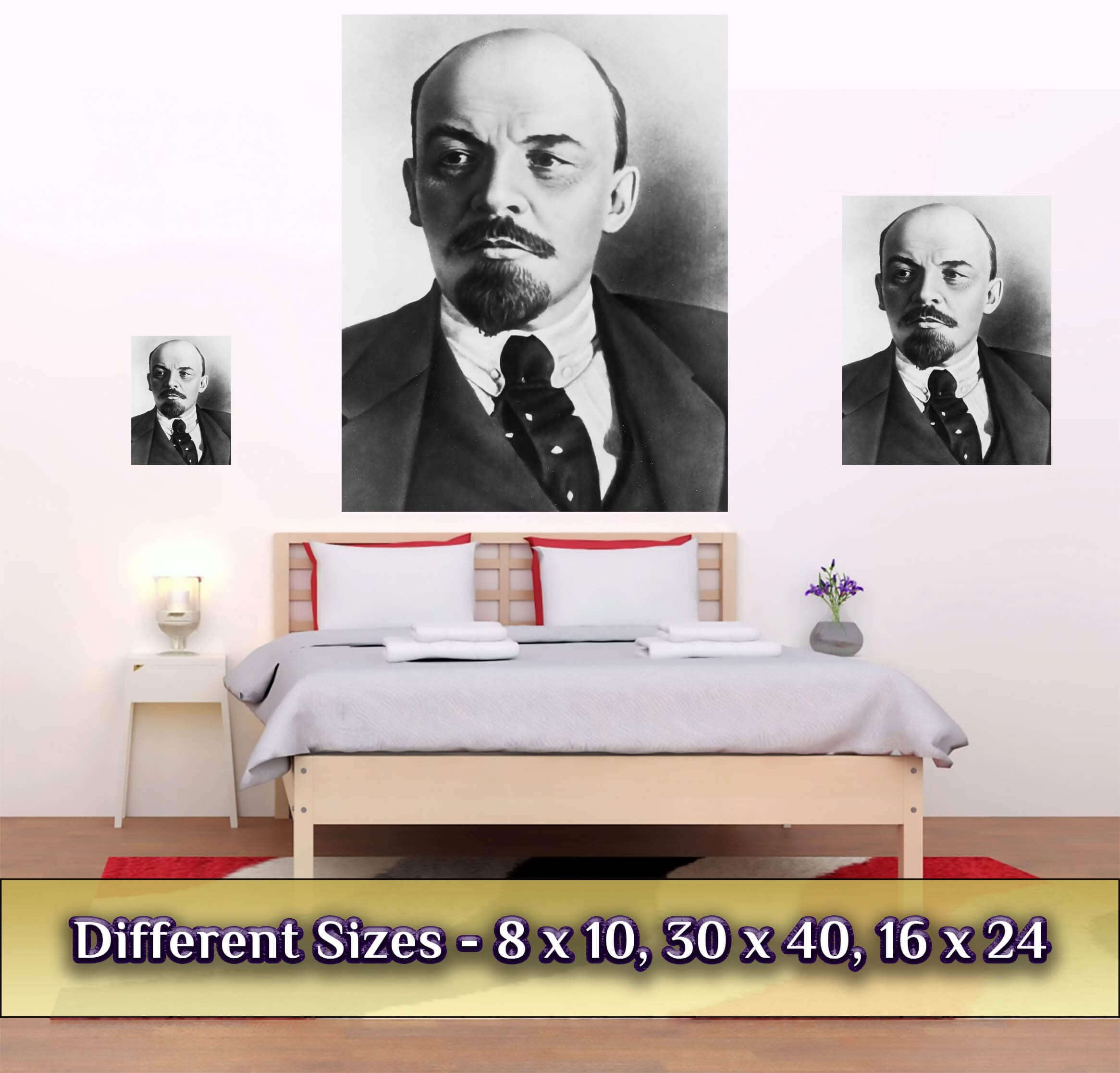 Vladimir Lenin Poster Ordered Murder of Tsar Vintage Photo | Etsy