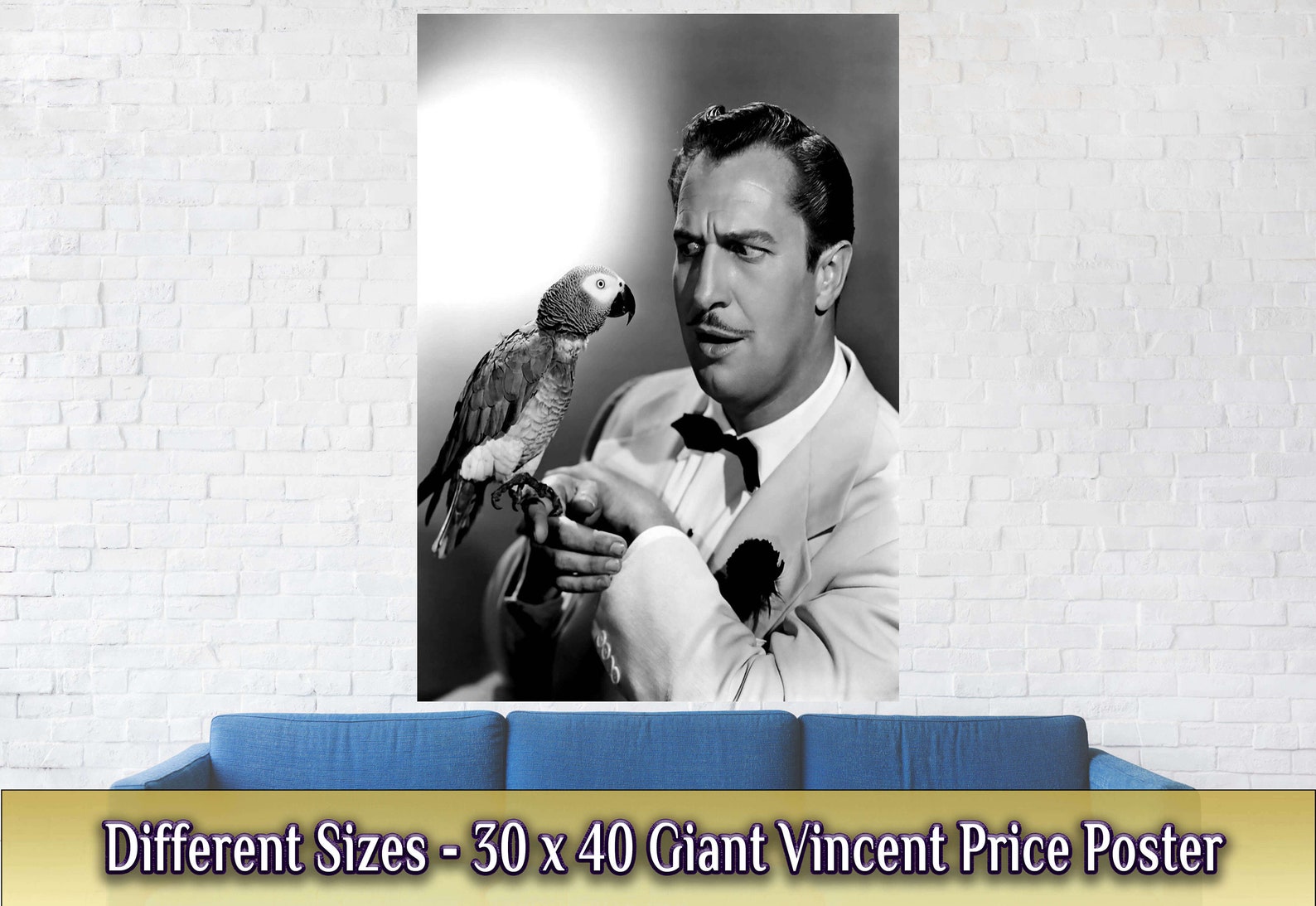 Vincent Price Poster Horror Anti Hero Iconic Vincent Price - Etsy