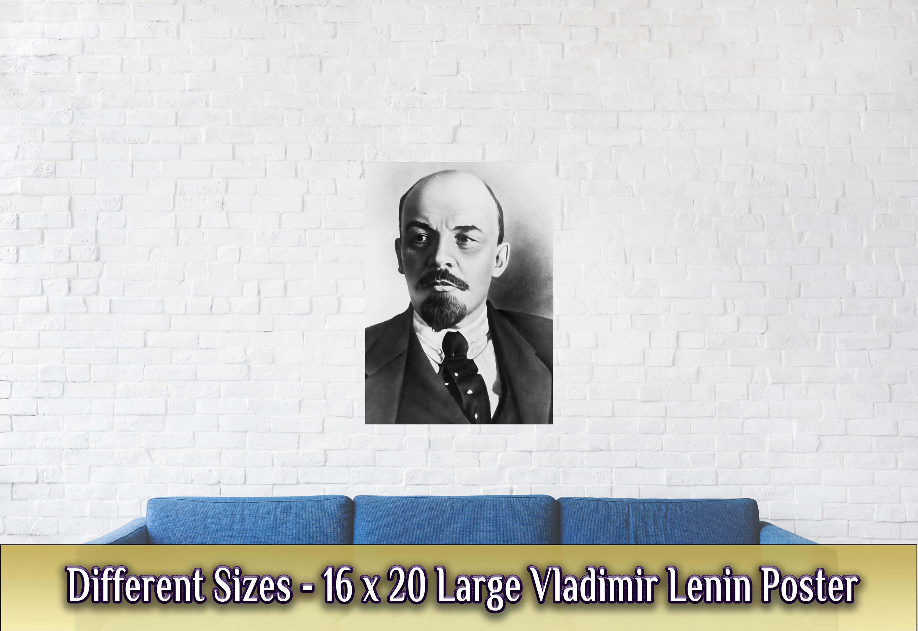 Vladimir Lenin Poster Ordered Murder of Tsar Vintage Photo | Etsy