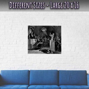 Salem Witch Trials Poster Salem Witch Trials Print - Witchcraft Poster ...