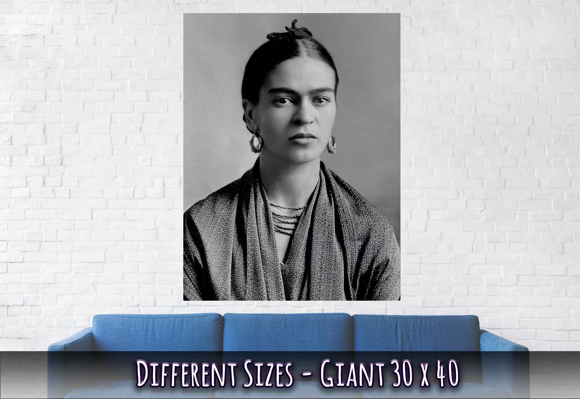 Frida Kahlo Poster Vintage Photo Portrait Frida Kahlo Print - Etsy