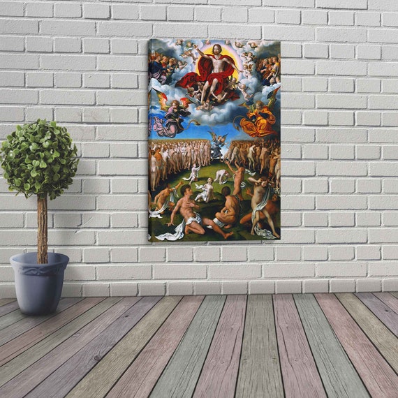 Last Judgement Canvas Print Joos Van Cleve Last Judgement - Etsy