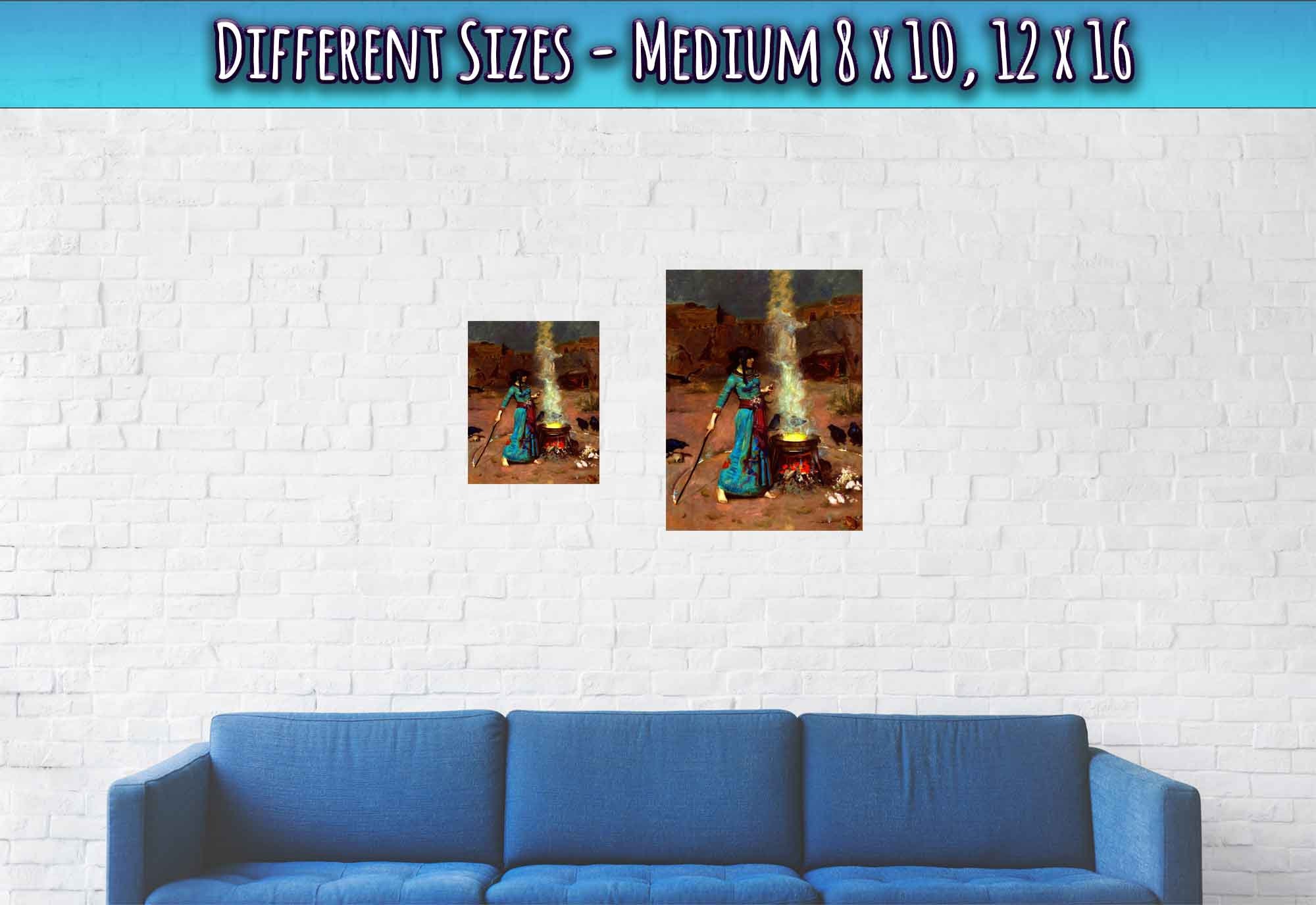 Magic Circle Poster Witch Poster the Magic Circle John | Etsy