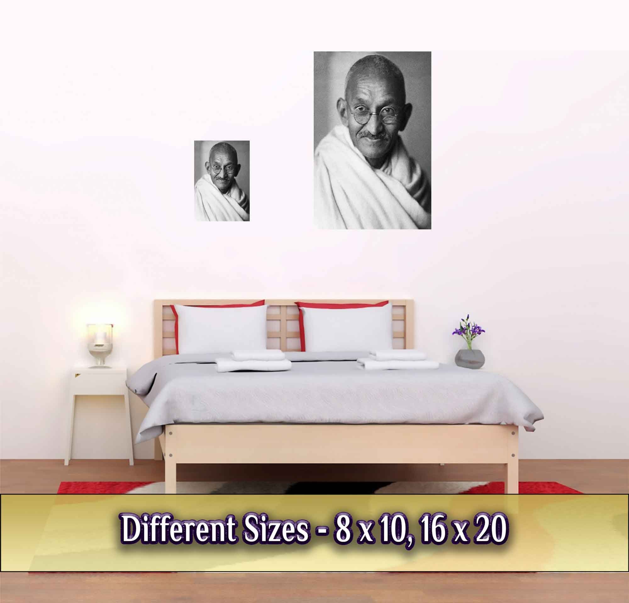 Mahatma Gandhi Poster Vintage Photo Iconic Mahatma Gandhi - Etsy