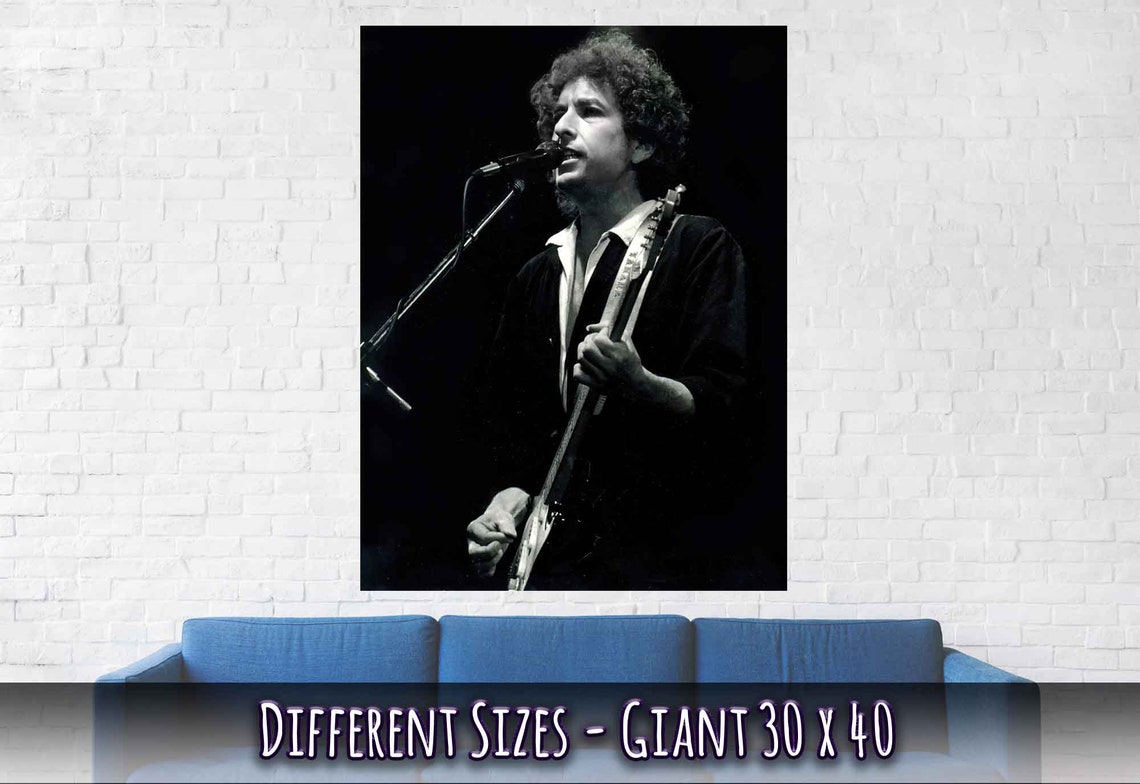 Bob Dylon Poster Print 1991 Vintage Photo Portrait Bob Dylon | Etsy