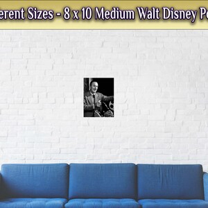 Walt Disney Poster Disney Legend Vintage Photo Iconic Walt - Etsy