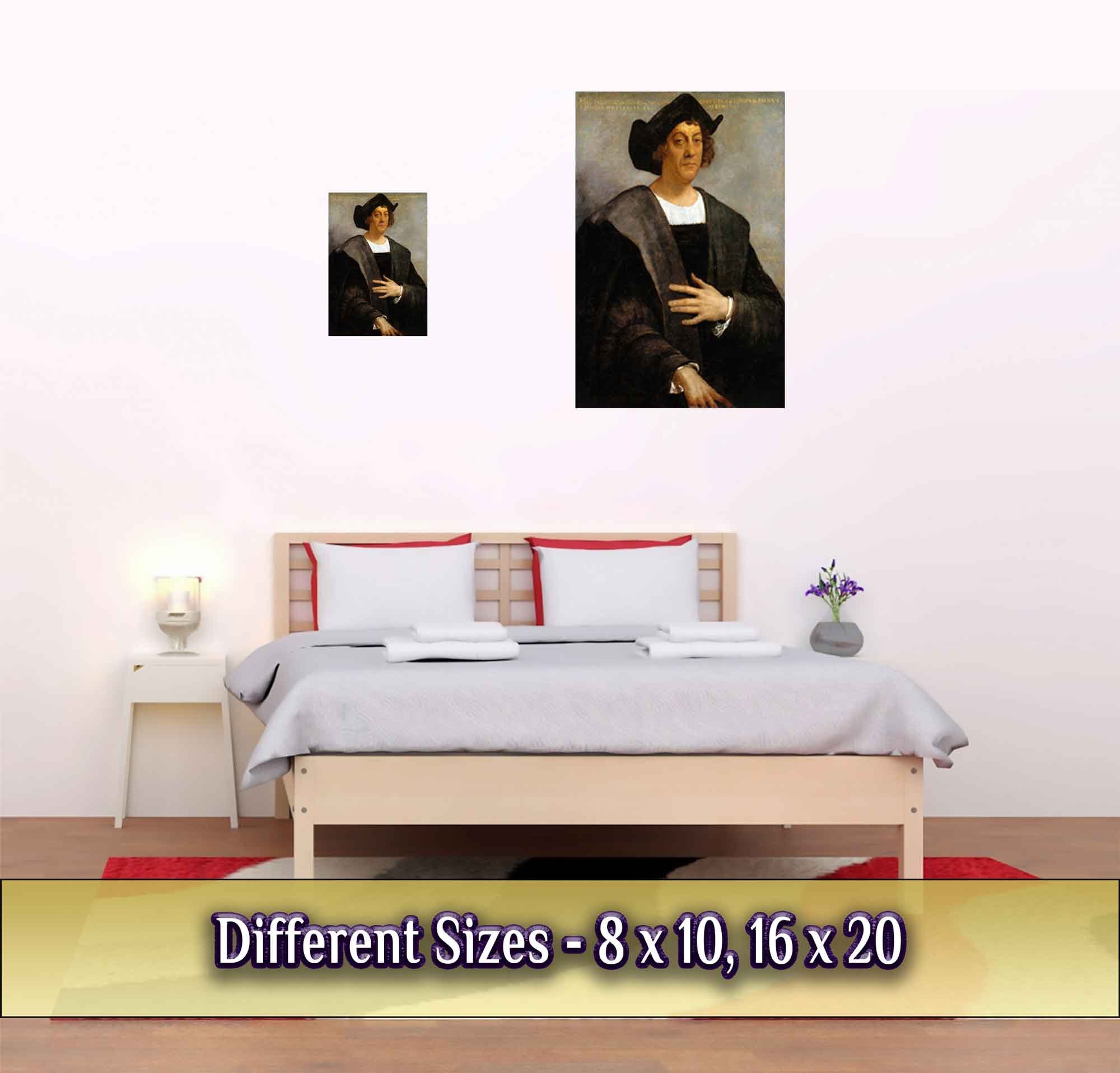 Christopher Columbus Poster Vintage Portrait Christopher | Etsy